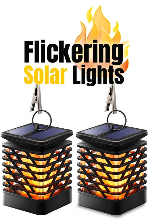 Flickering Solar Lights – That You Can Hang with Clips! – Solar ...
